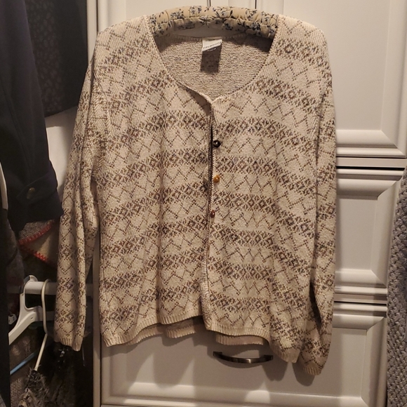 Carolina Colours | Sweaters | Vintage Carolina Colours Thick Cardigan ...